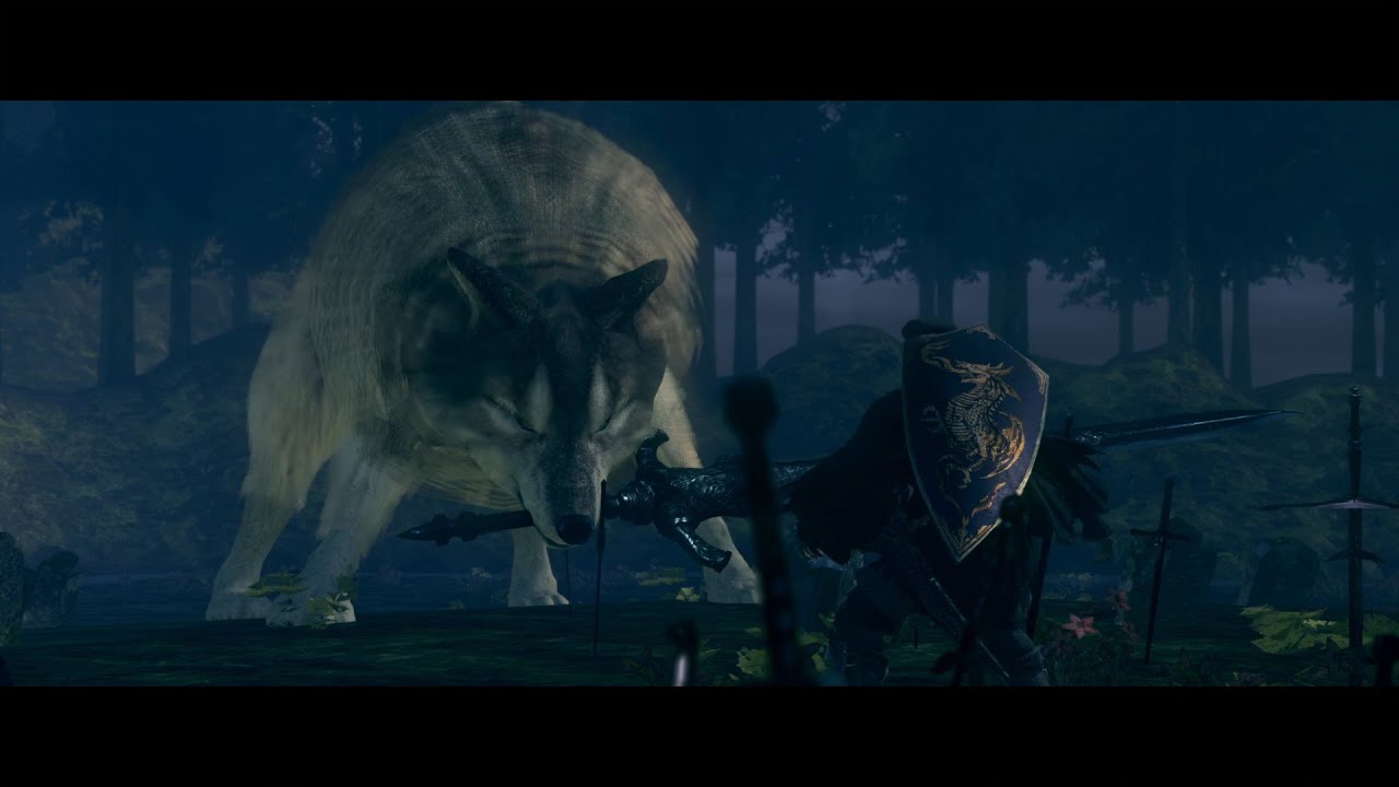 Great Grey Wolf Sif - Dark Souls Remastered - Boss Fight 60FPS - YouTube