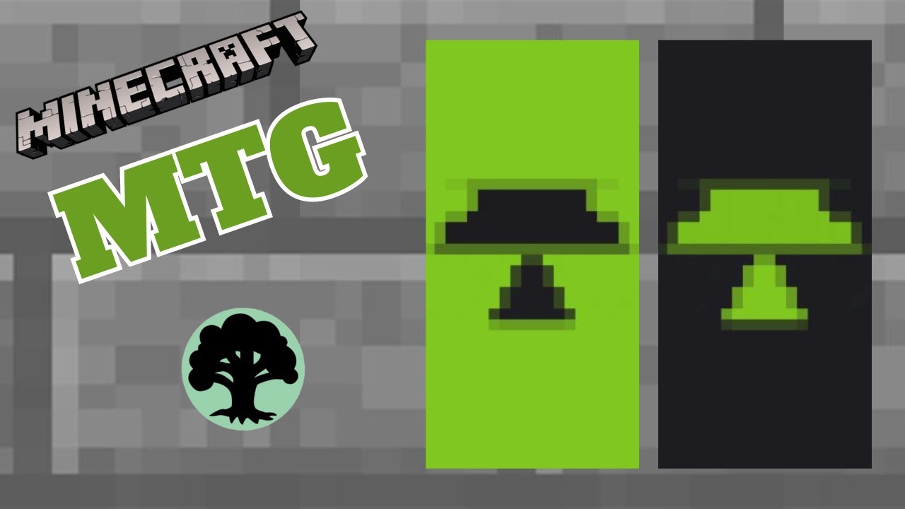 Minecraft Magic the Gathering - Forest Banner Design - It's Banner Time ...