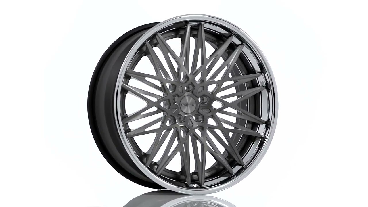 Rotiform QLB Gloss Brushed DDT Chrome Lip 22x10 Wheels By Hot Tracks ...