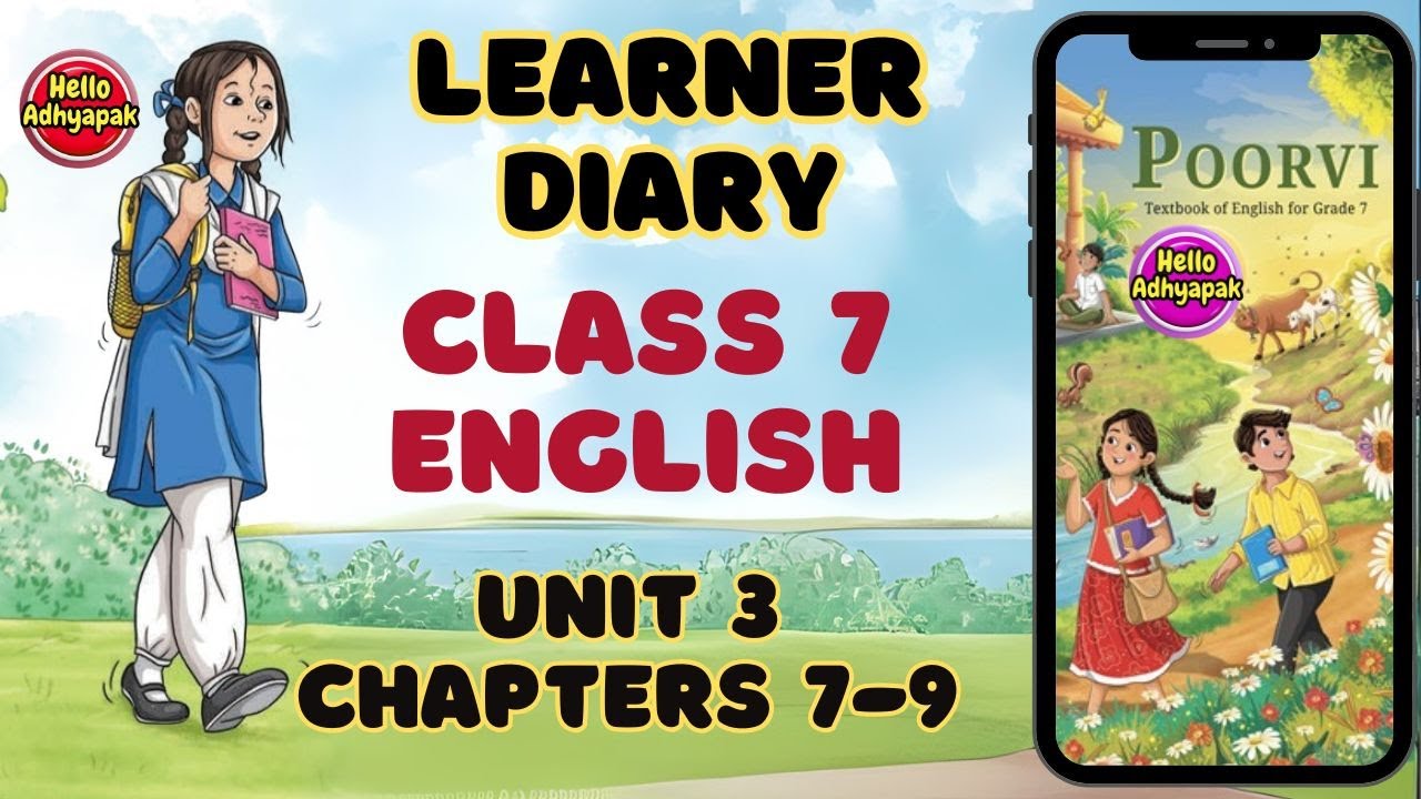Learner's Diary Class 7 English | Chapter 7 to 9 | Unit 3 #learnerdiary ...