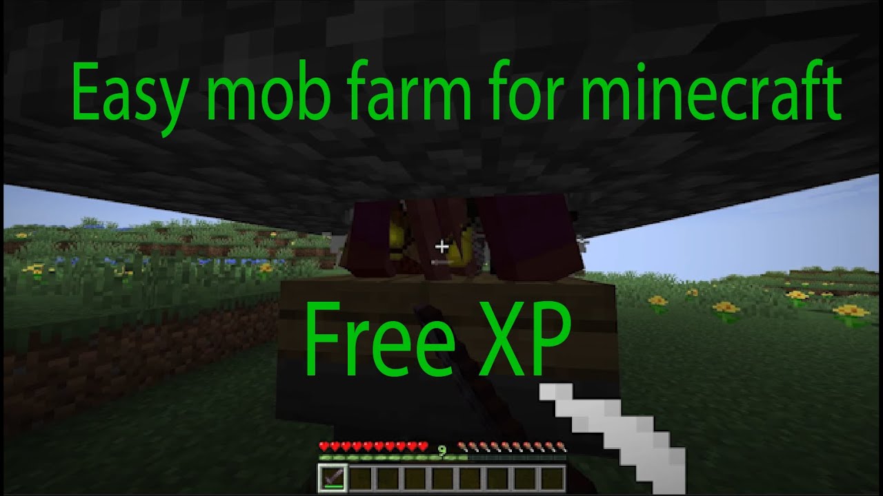 Easy mob farm tutorial - YouTube
