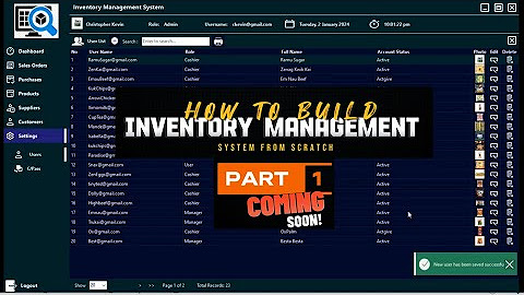 How To Create A Complete Inventory Management System In C# WinForms & SQL Server From Scratch ...