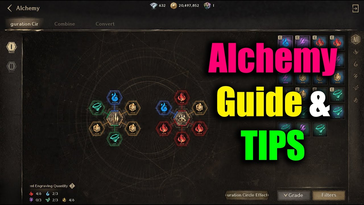 Night Crows Alchemy Guide & Tips - YouTube