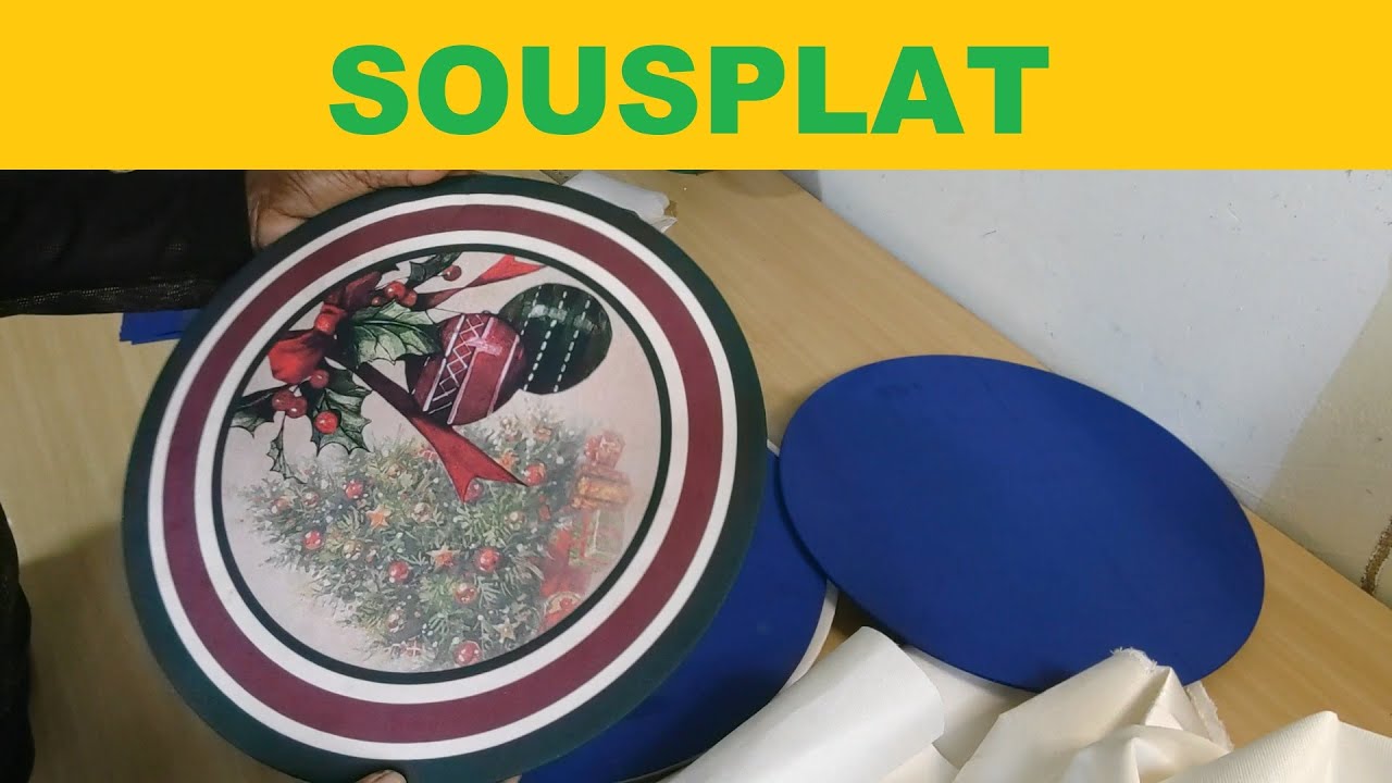 Sousplat, Como fazer! - YouTube