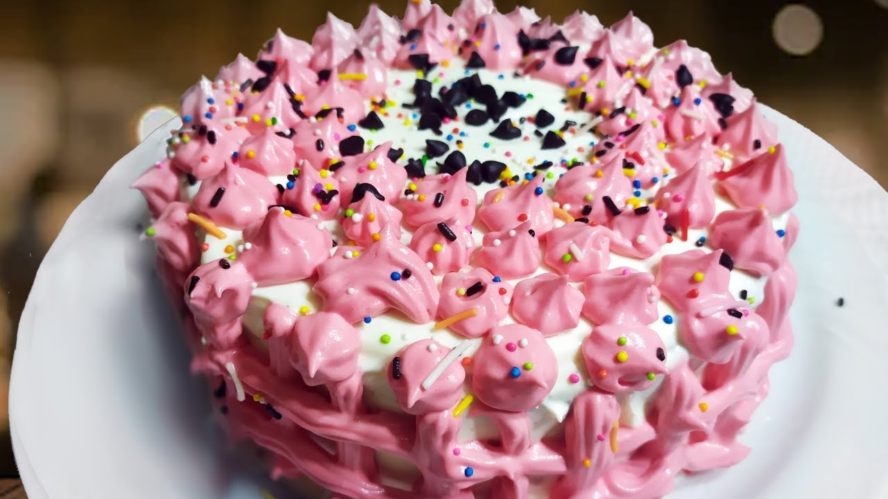 Super Easy Birthday Cake | Homemade Yummy Birthday cake | quick and ...