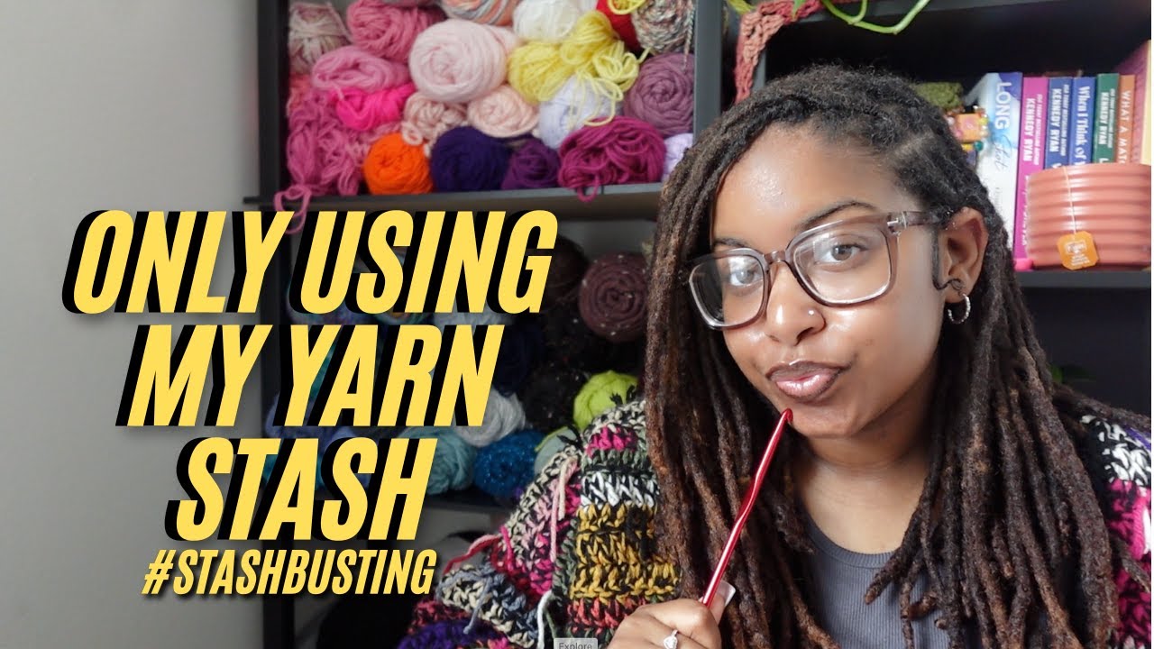 WATCH THIS WHILE YOU CROCHET ( STASH BUSTING) - YouTube
