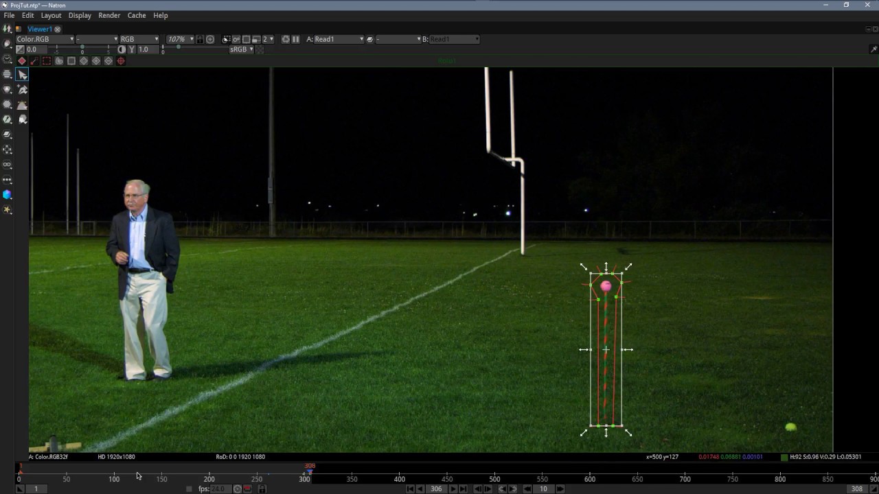 Camera Projections And Rig Removal in Natron with Blender - YouTube