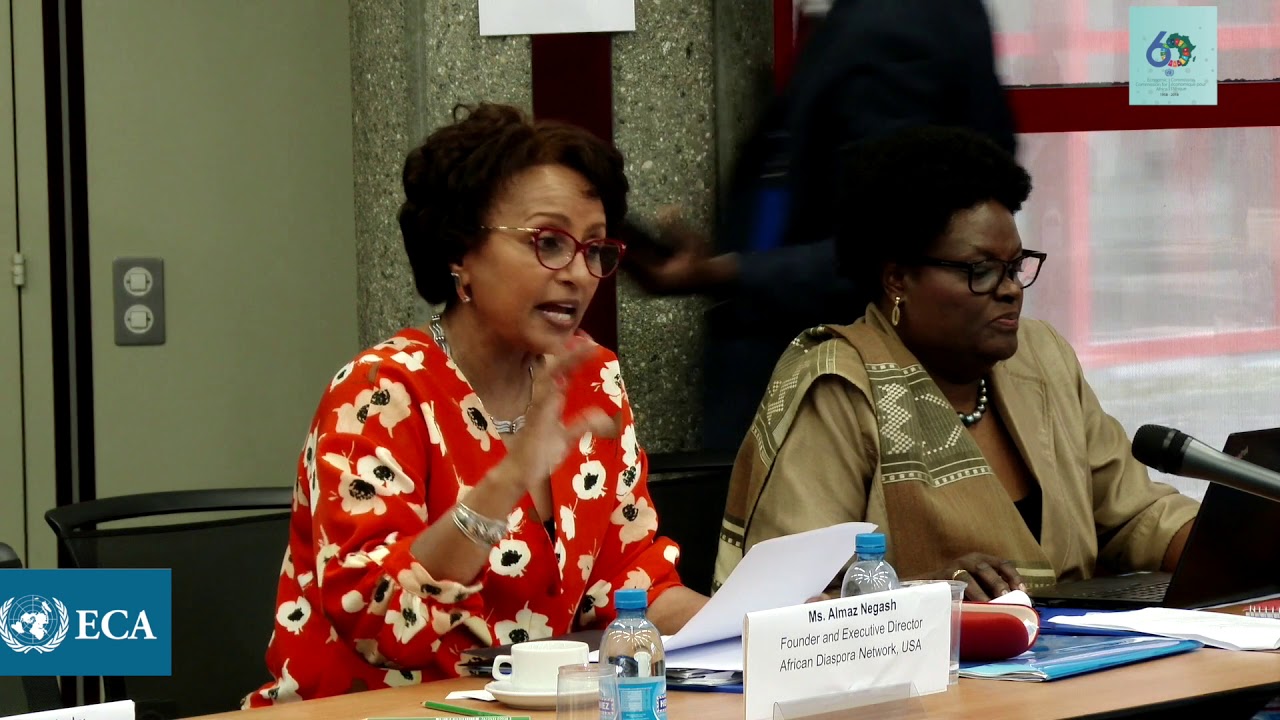 Remarks by Almaz Negash, Head of the African Diaspora Network, at the ...