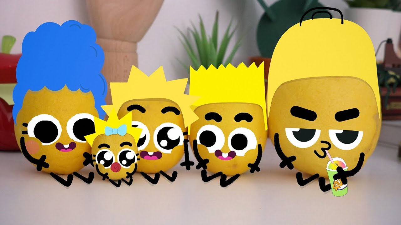 Cute Food Doodles Compilation 🍋 🍋 🍋 #18 - YouTube