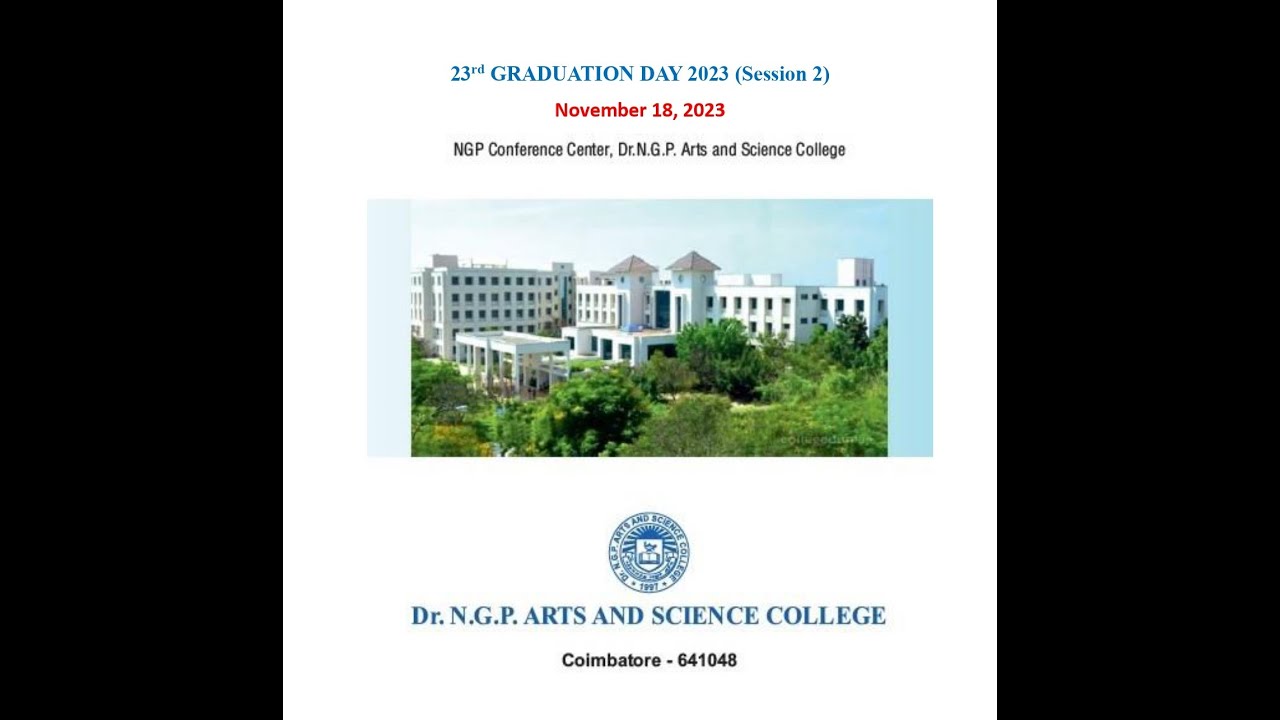 23RD GRADUATION DAY 2023 - 18TH NOVEMBER 2023 - YouTube
