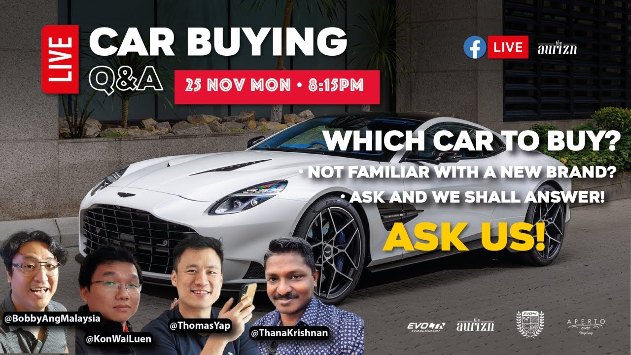 Weekly LIVE Car Buying Q&A | Evomalaysia.com (25/11/2024) - YouTube