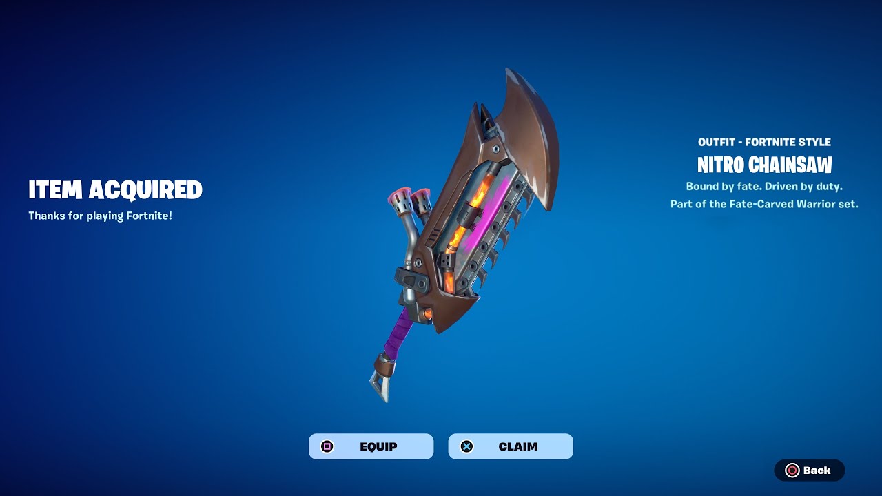 HOW TO GET RANKED NITRO CHAINSAW PICKAXE IN FORTNITE! - YouTube