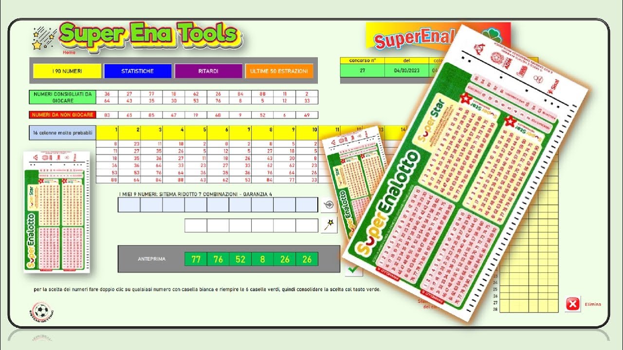 SUPER ENA TOOLS - Software Super Enalotto - YouTube