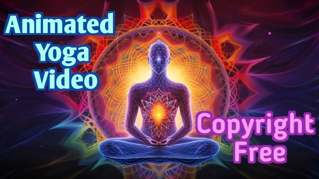 Animated Yoga Video, Yoga, No Copyright Video, Motion Graphics #yoga # ...