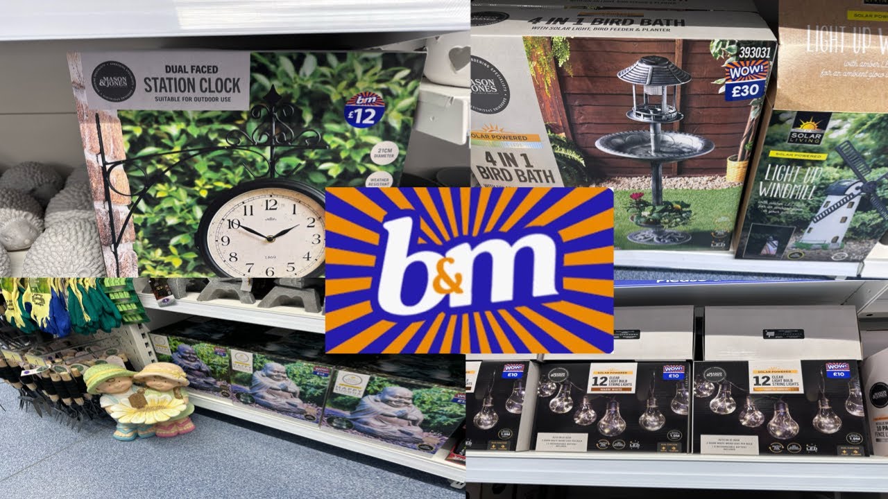 Garden items available in B&M | What’s New in B&M March 2023??? - YouTube