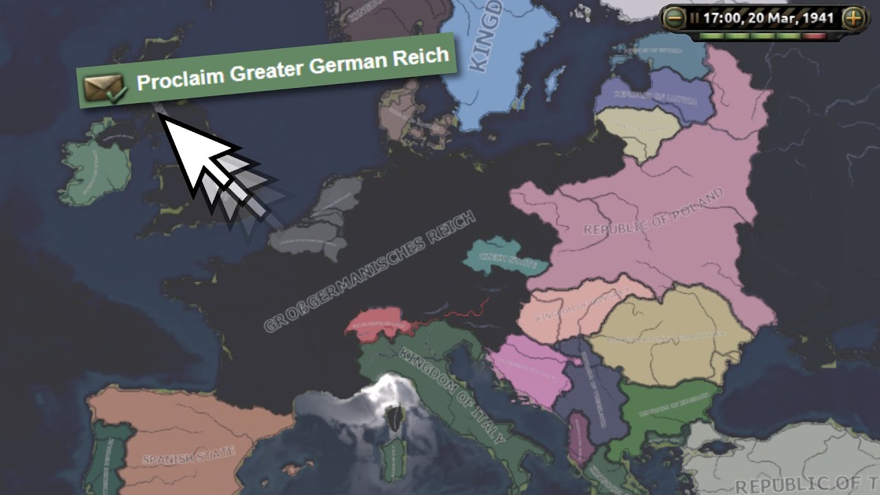 Establishing Greater Germany [Part 1: {The Formation}] (HOI4) - YouTube
