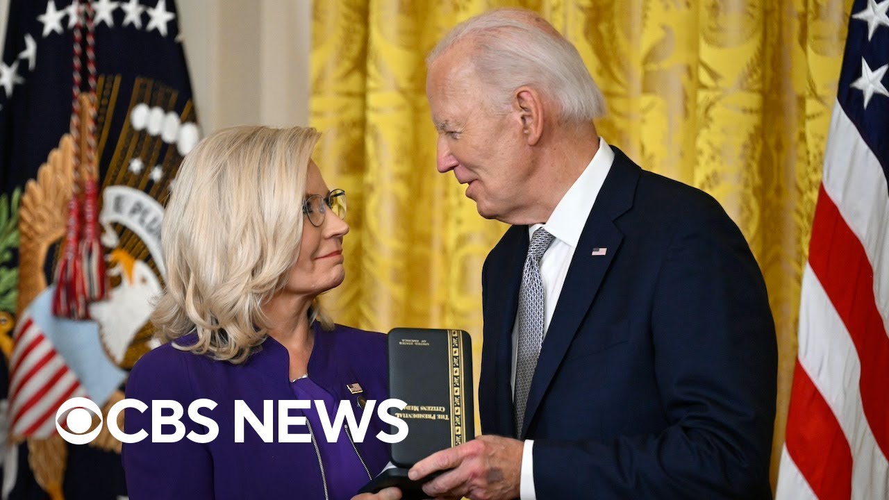 Biden presents Cheney, Thompson, others with Presidential Citizens ...