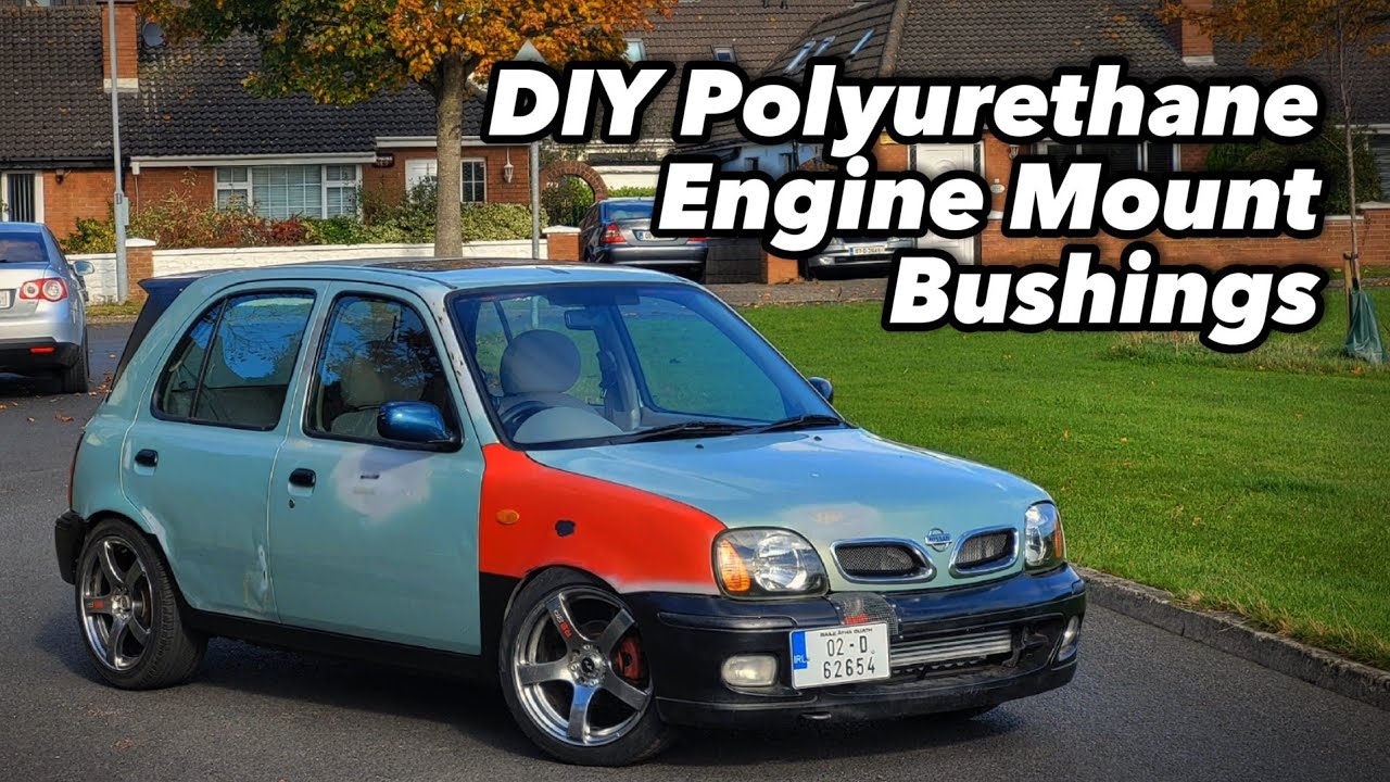 Making DIY Polyurethane Engine Mount Bushings for my K11 Micra - YouTube