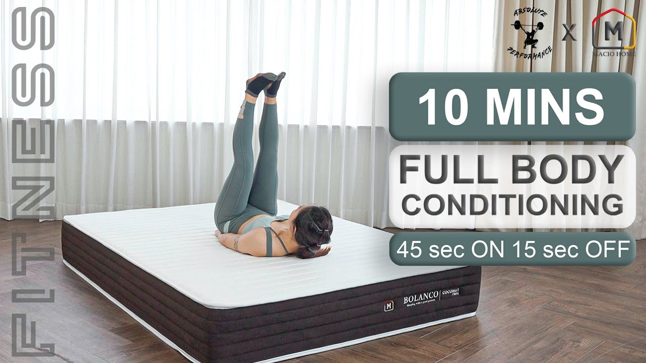 10 MINS Full body Conditioning | 𝗡𝗼 𝗘𝗾𝘂𝗶𝗽𝗺𝗲𝗻𝘁 | 𝙈𝘼𝘾𝙄𝙊 𝙃𝙊𝙈𝙀 𝙓 𝘼𝘽𝙎𝙊𝙇𝙐𝙏𝙀 ...