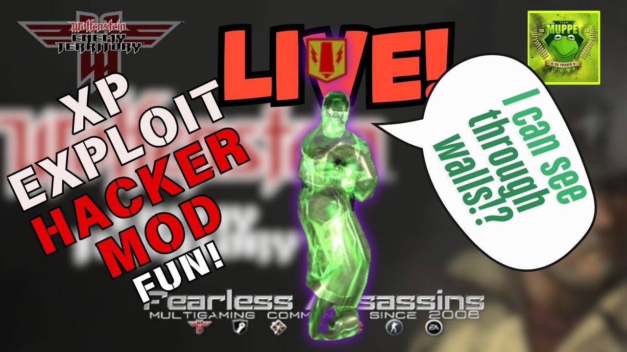 LIVE 🔴 Wolfenstein Enemy Territory XP Exploit and HackerMod Fun! 01/31/2025 - YouTube