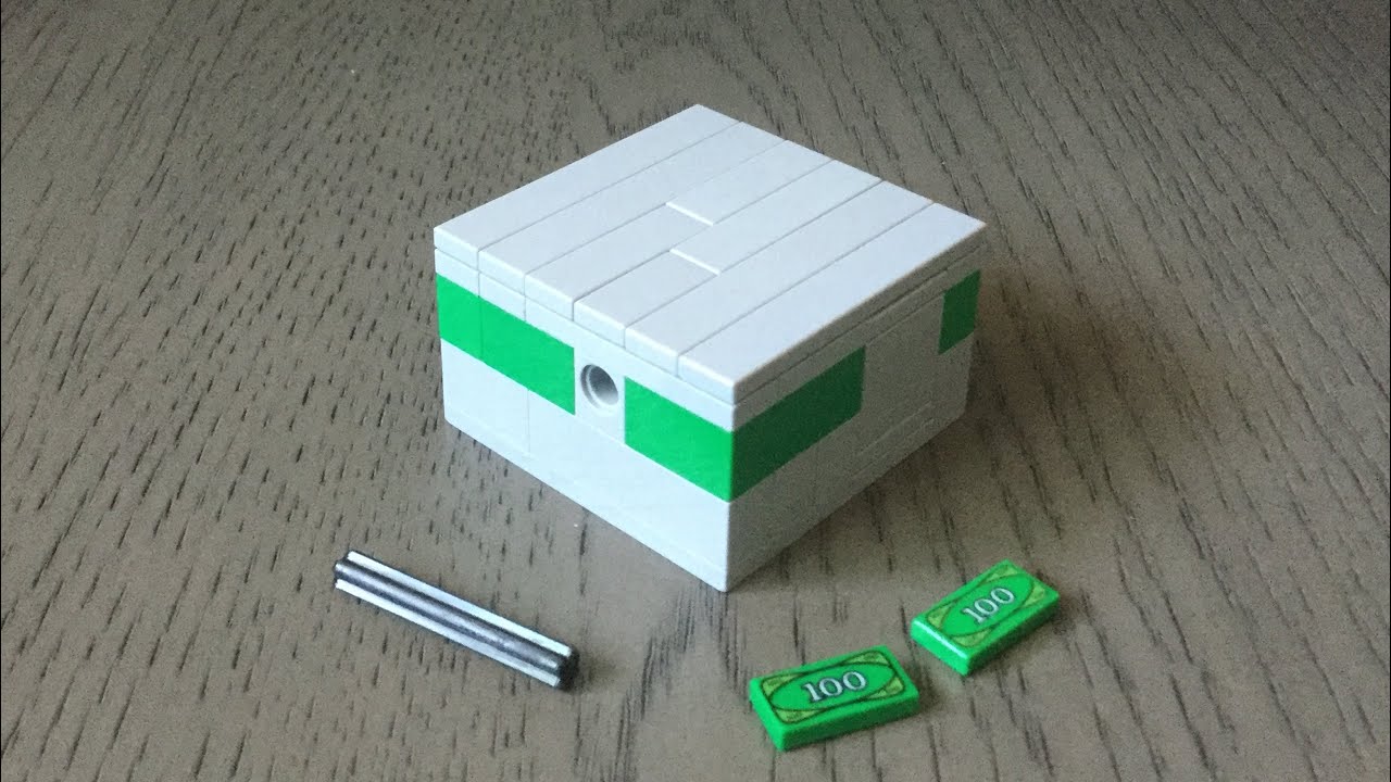 LEGO Safe With Key EASY TUTORIAL - YouTube