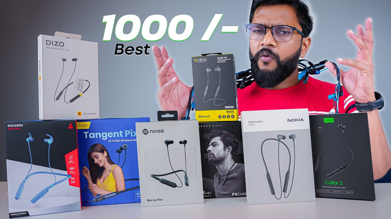 Best Bluetooth NeckBand Under 1000 Rupees - Test ! - YouTube