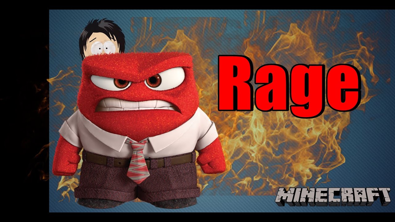 Dando rage no minecraft #1 - YouTube