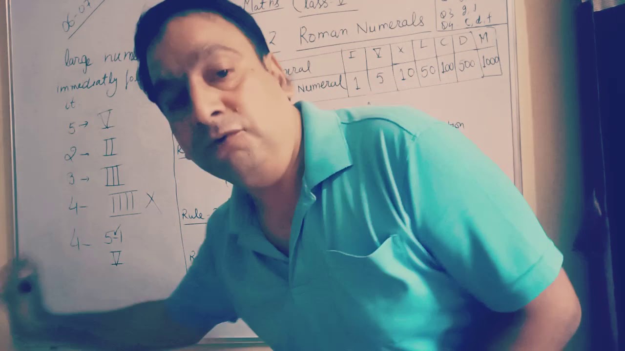 Chap. -2. Roman Numerals (Maths) Class - Vth - YouTube