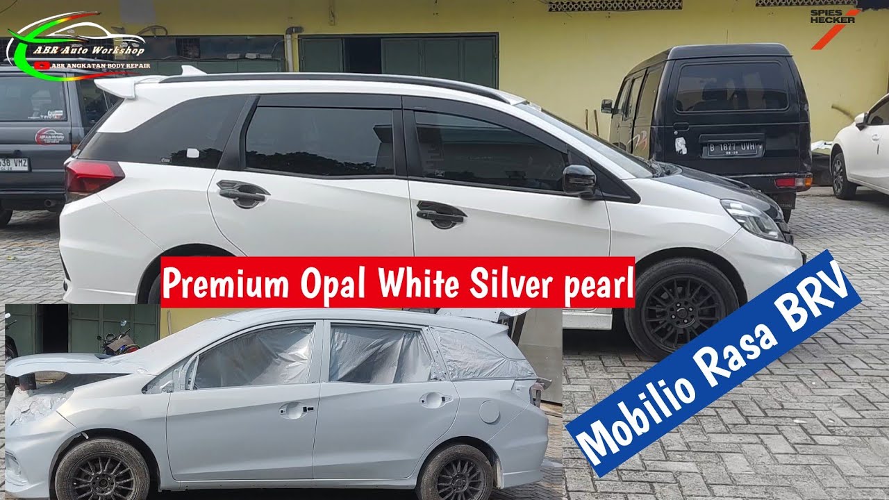 Cara Upgrade Warna Honda Mobilio Dari Putih Mutiara ke Premium Opal ...