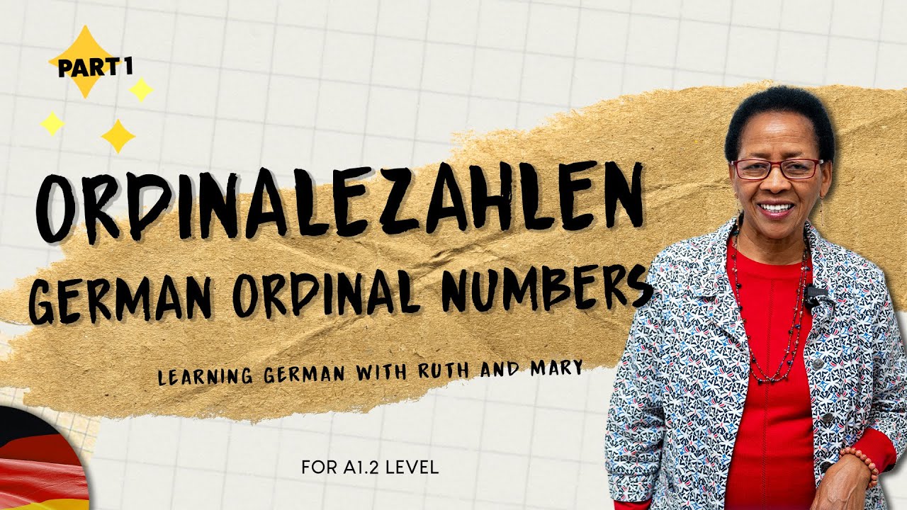 Ordinal numbers {Ordinalezahlen} - German Lesson 18 - A1.2 YouTube ...