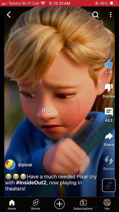 Riley Andersen Crying From Inside Out 2 Youtube