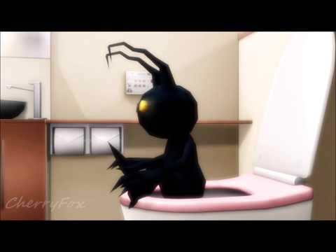 Shadow Heartless On The Toilet [Kingdom Hearts/MMD]