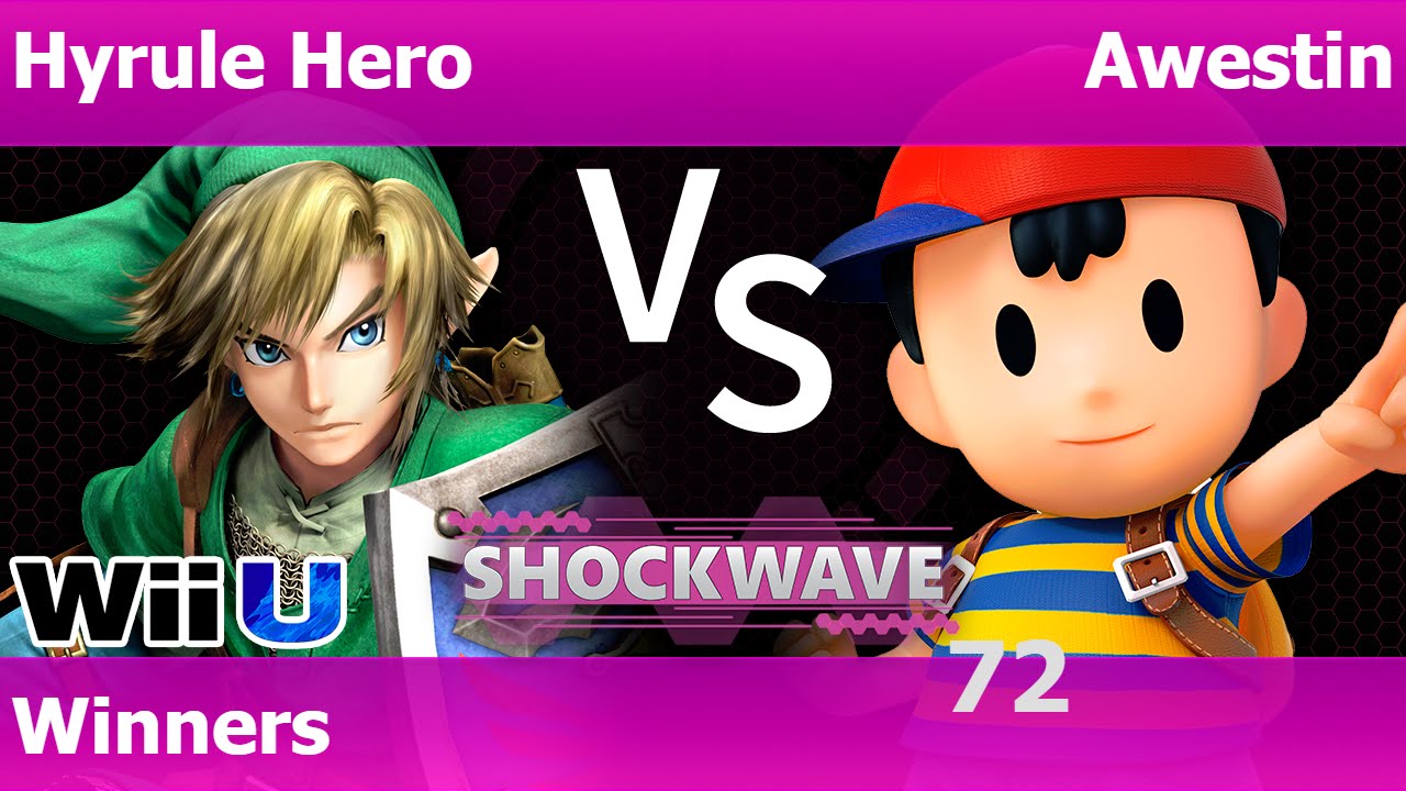 SW 72 - Hyrule Hero (Link) vs Awestin (Ness) Winners - Smash 4 - YouTube