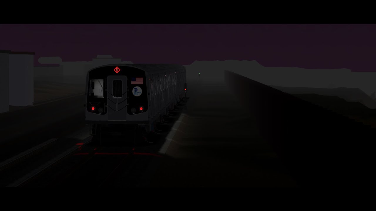 5 car R179 Arrives at howard beach JFK airport- - YouTube