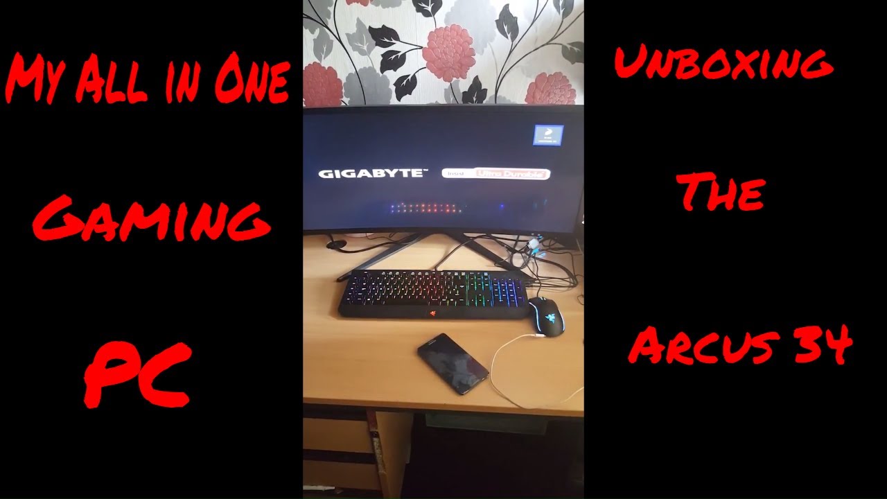All in One Gaming PC: Arcus 34 unboxing: My Gaming Set-up: See ...