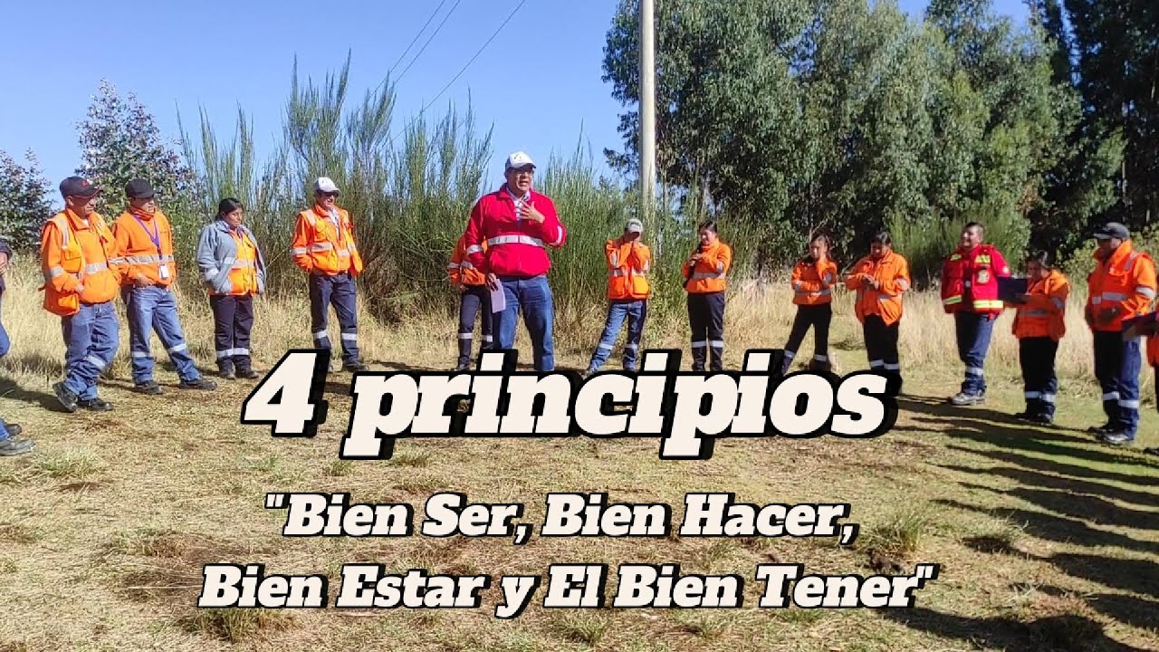 Charla de seguridad, los 4 principios de Kasuga, "Bien ser, bien hacer ...