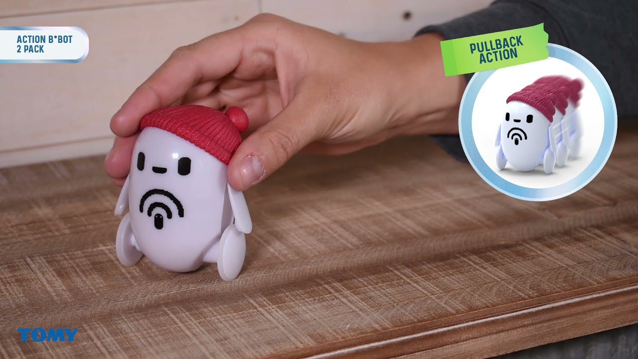 Ron's Gone Wrong Action B*Bot Pull Back Toys 2 Pack - YouTube