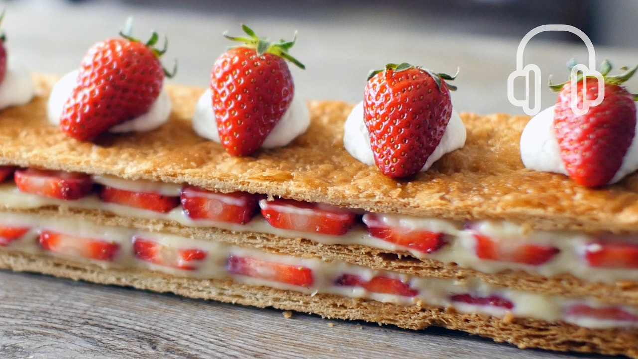 Strawberry Mille-Feuille - YouTube