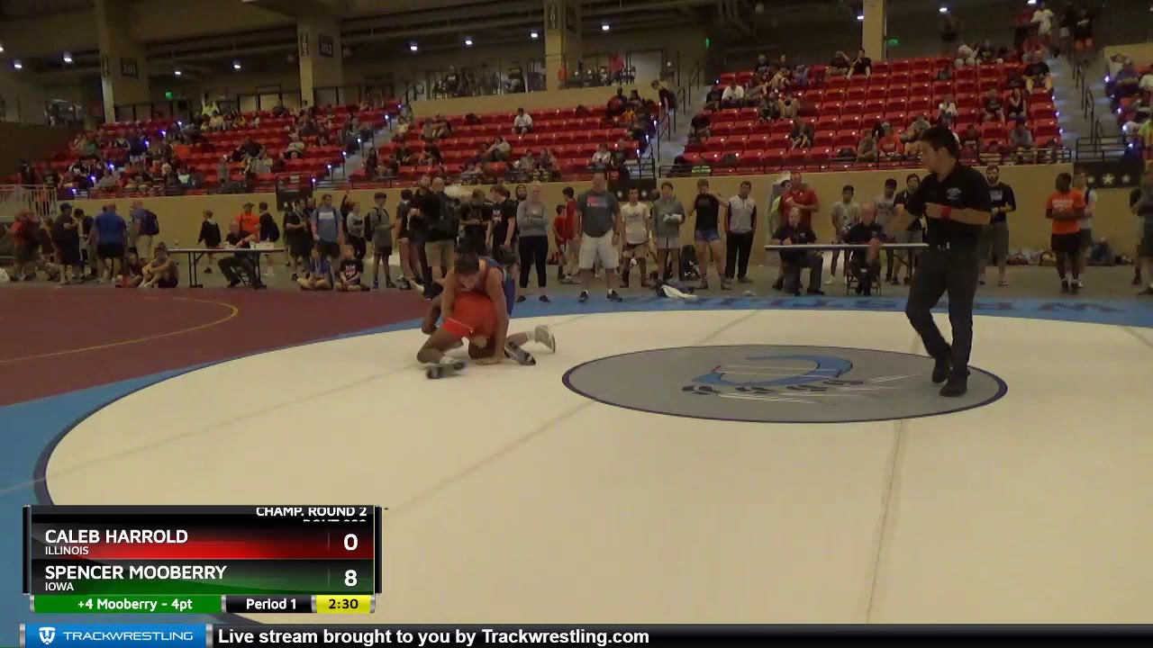 JR 170 Caleb Harrold Illinois Vs Spencer Mooberry Iowa - YouTube