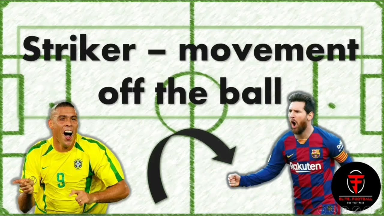 Striker - movement off the ball - YouTube