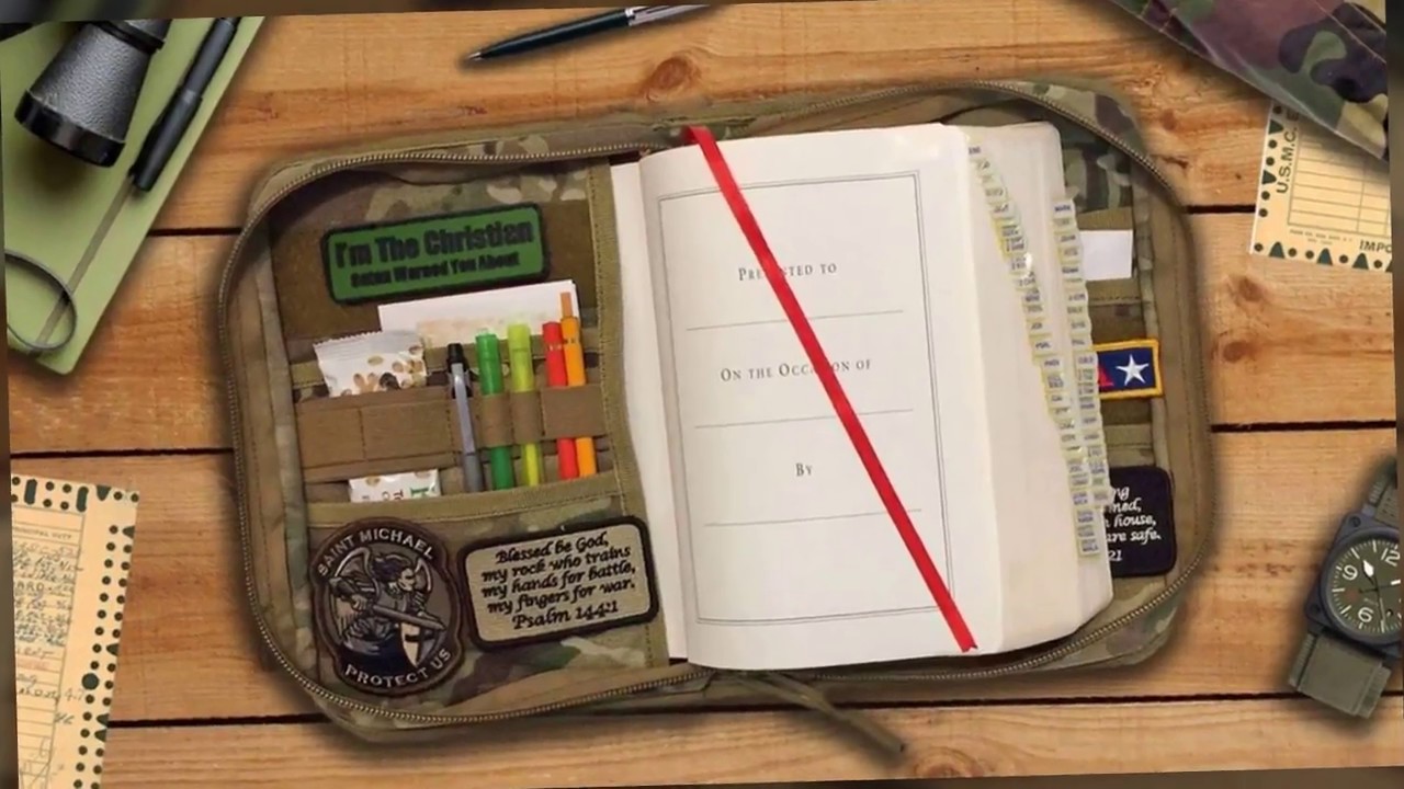 Military Tough Bible Cover and Organizer - YouTube