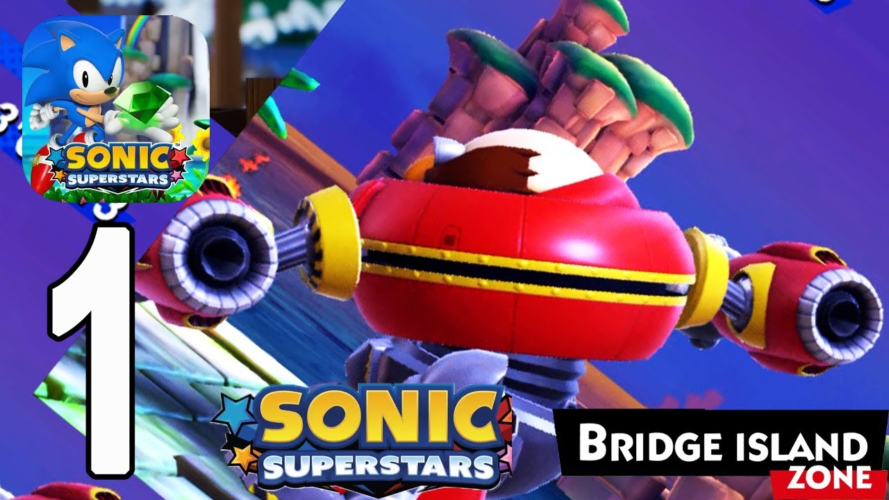 Sonic Superstars - Bridge Island Full Boss - Chapter 1 - YouTube