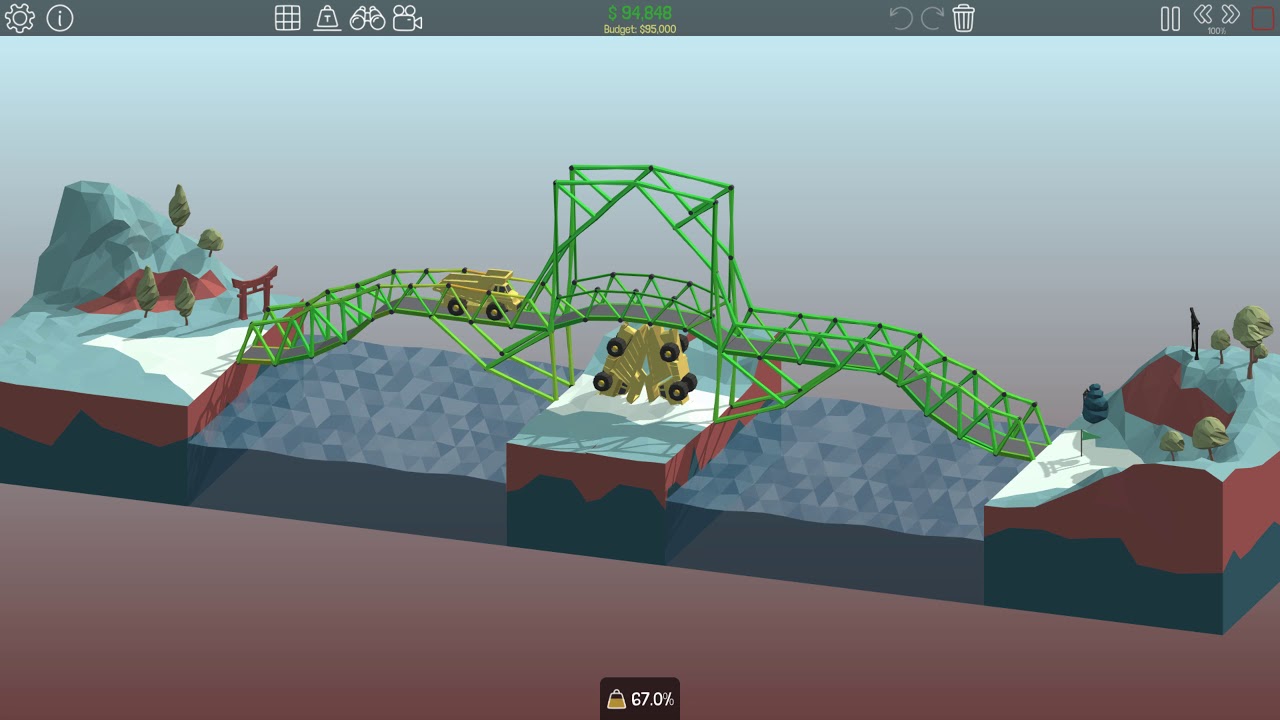 Poly Bridge 6-11 - YouTube