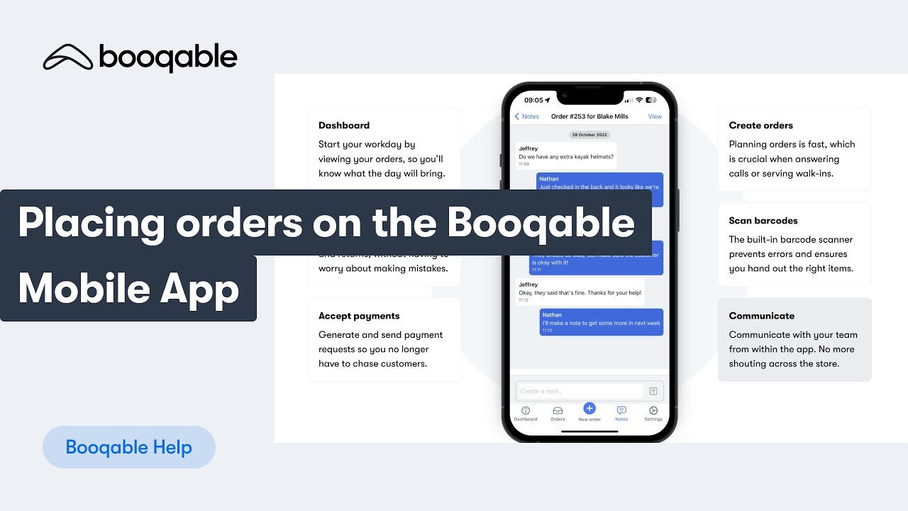 Placing orders on the Booqable Mobile App - YouTube