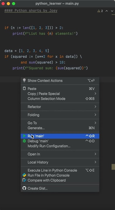 I bet you didn't know about this Python operator that can save you tons ...