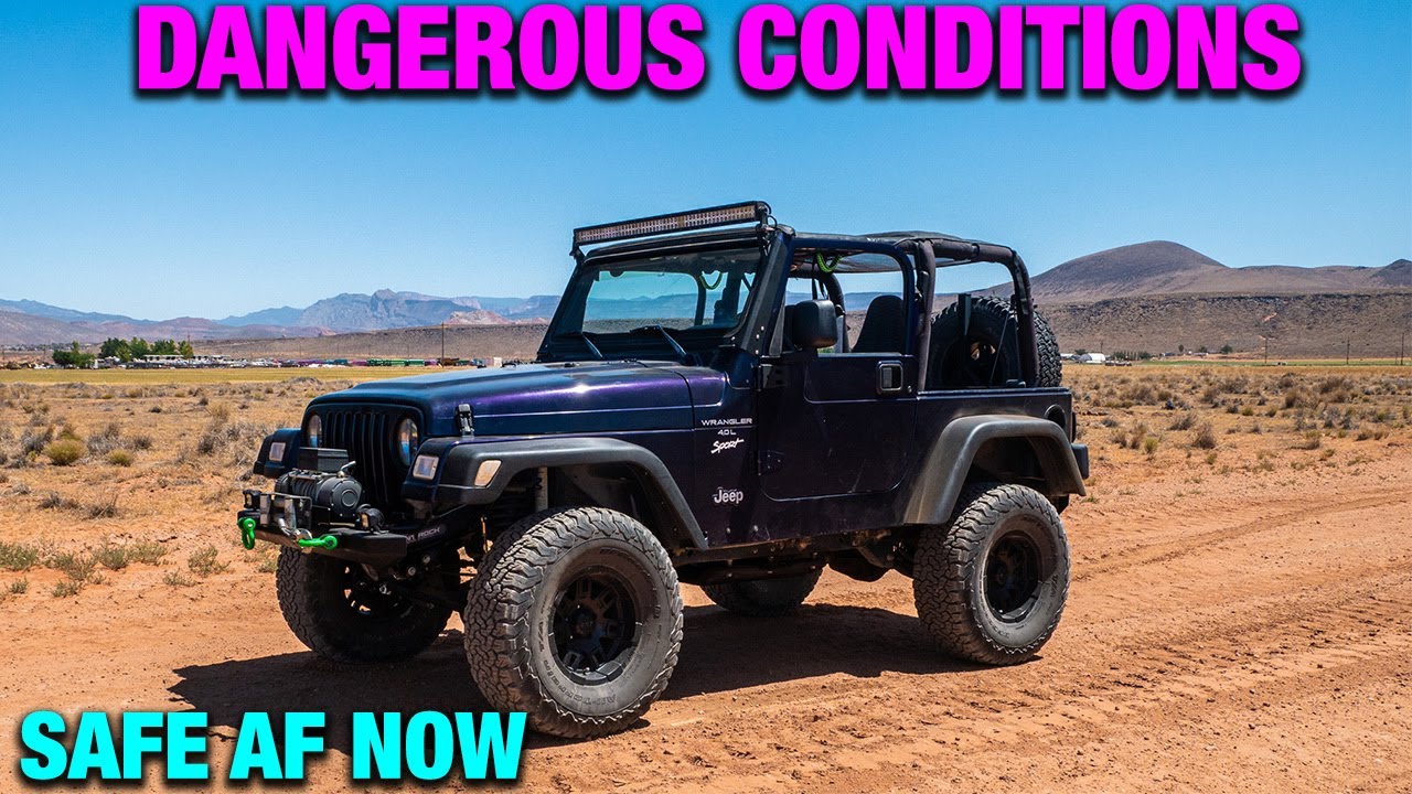 Much needed SAFETY MODS | Jeep Wrangler TJ - YouTube