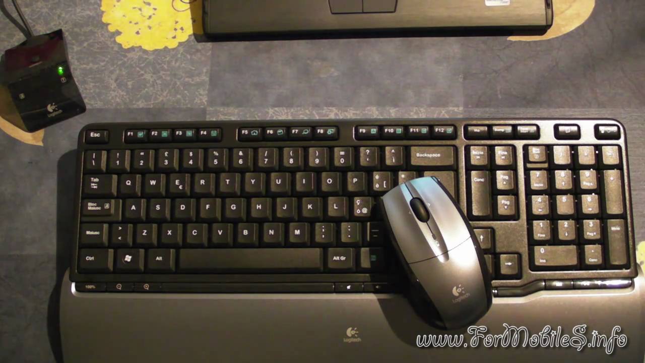 Recensione di Logitech Cordless Desktop S520 - YouTube