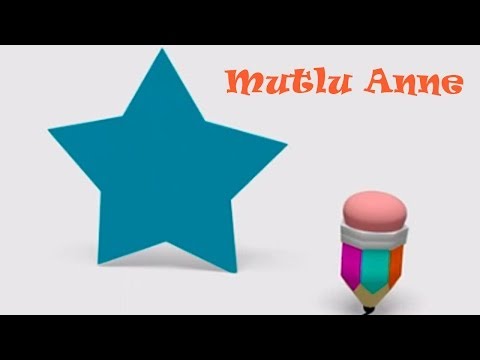 Eğitici Çizgi Film - Mutlu Anne 1 - Şekilleri Öğreniyoruz
