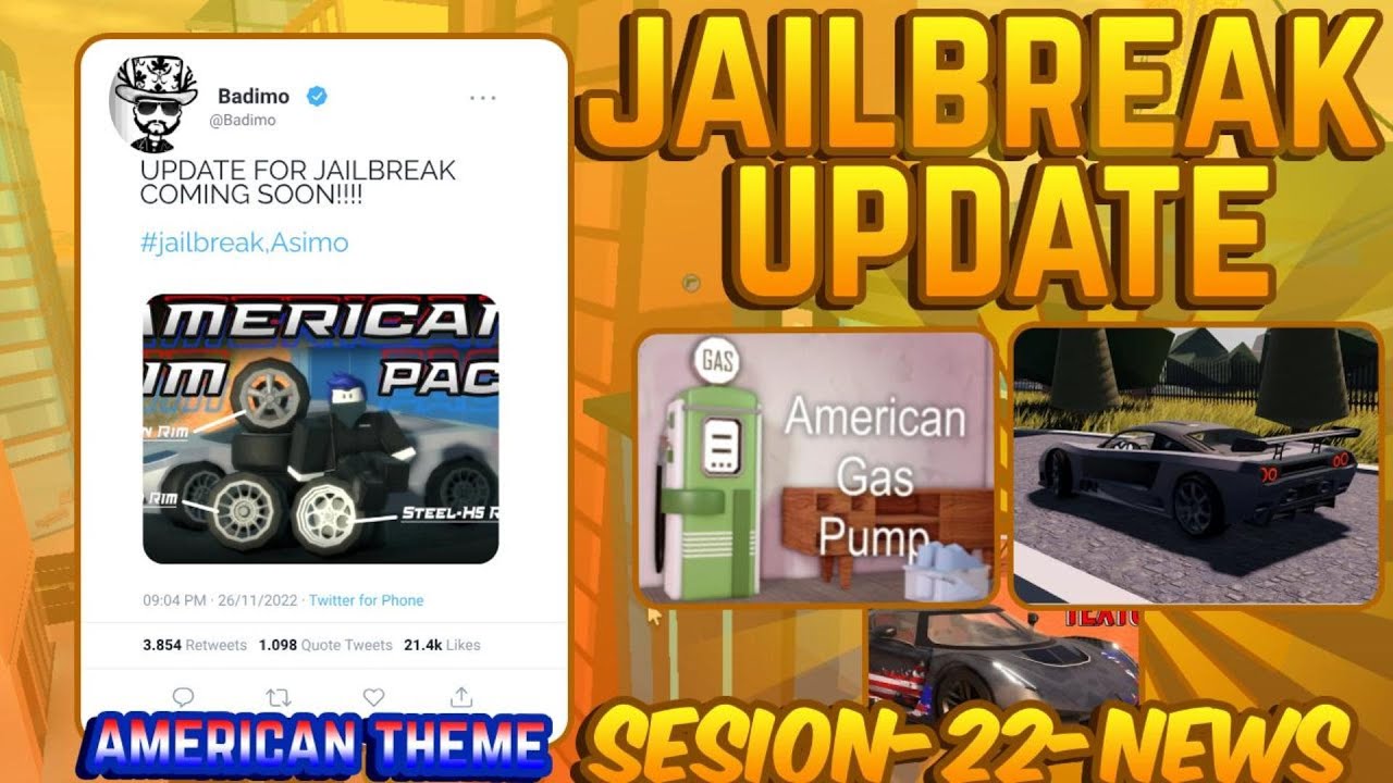 JAILBREAK SEASON 22 NEWS. - YouTube