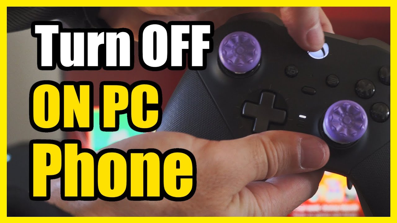 How to Turn Off Xbox Series X Controller on PC or Phone (Hold Down ...